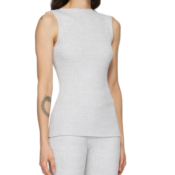 Anna Quan | Tops | Anna Quan Grey Lena Tank Top | Poshmark